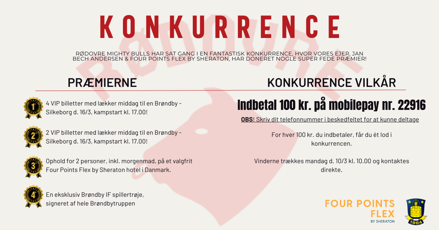 Rødovre Mighty Bulls - KONKURRENCE!